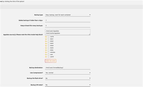 Problem With Backup Restore Appdata Plugin System Unraid