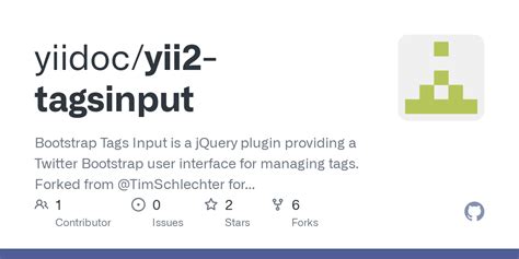 Github Yiidoc Yii Tagsinput Bootstrap Tags Input Is A Jquery Plugin