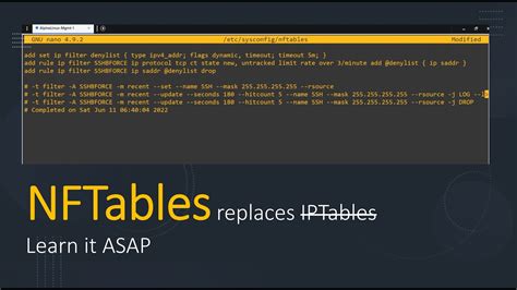 Block Ssh Brute Force Attacks For 5 Minutes Using Nftables On Linux