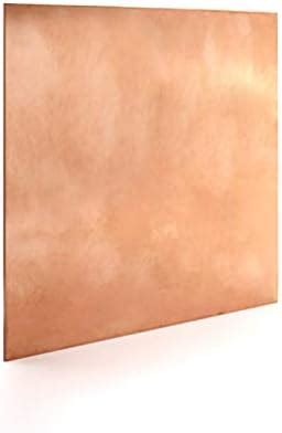 Esportsmjj 999 Plaque De Feuille De Métal En Cuivre Pur 01 X 200 X 1000 Mm Amazonfr