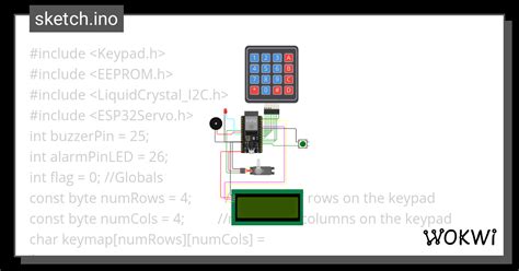 my locker wokwi esp32 stm32 arduino simulator