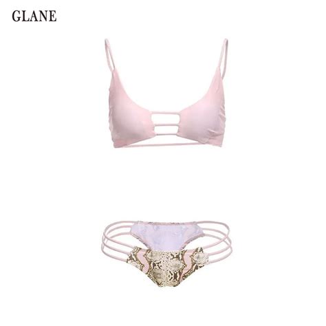 Buy 2017 New Sexy Halter Top Bikinis Women Swimwear