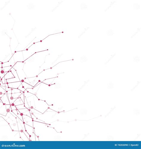 Molecular Structure Background Stock Vector Illustration Of Atom