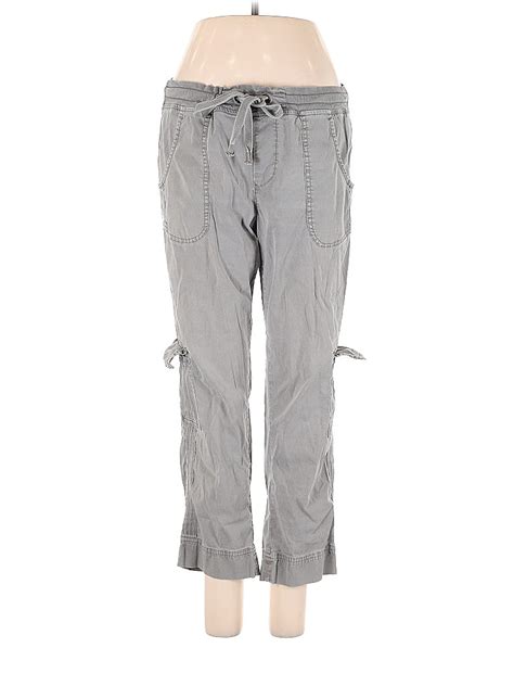 Xcvi Solid Gray Cargo Pants Size M 78 Off Thredup
