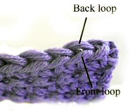 Crochet Spot Blog Archive Crochet In Front Back Or Both Loops Crochet Patterns Tutorials
