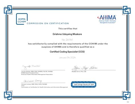 Grishma Maskare Ccs On Linkedin Cleared Certified Coding Specialist