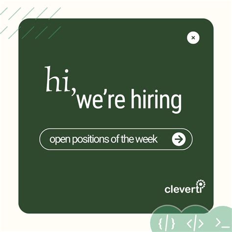 Cleverti On Linkedin Techjobs Opportunity Cleverti Cleverticareers