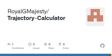 Github Royalgmajesty Trajectory Calculator