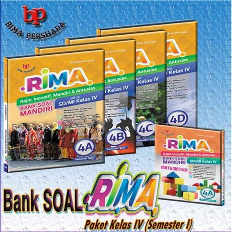 Jual Bank Soal Rima 4a 4b 4c 4d Murah Ori Di Seller Toko Buku Persada Ilmu Sukmajaya Kota