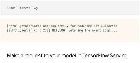 Facing Problem In Tensorflow Serving With Docker Stack Overflow