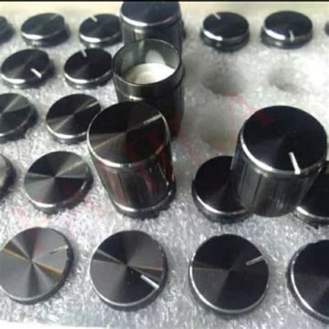 Knop Potensio Alumunium Hitam Mm Lazada Indonesia