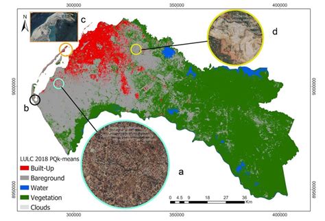 Lulc Map 2018 Using The Spectral Indexes Ndbi Mei Vigs Dbi Qzcal