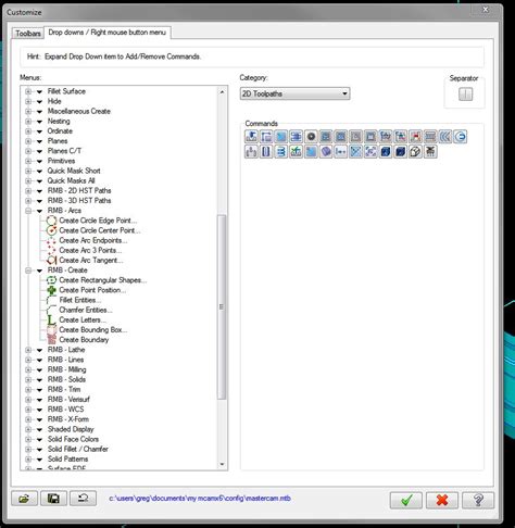The Right Mouse Button Menu Thread Industrial Forum EMastercam