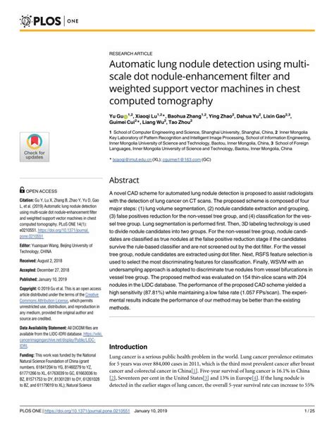 Pdf Automatic Lung Nodule Detection Using Multi Scale Dot Dokumen Tips