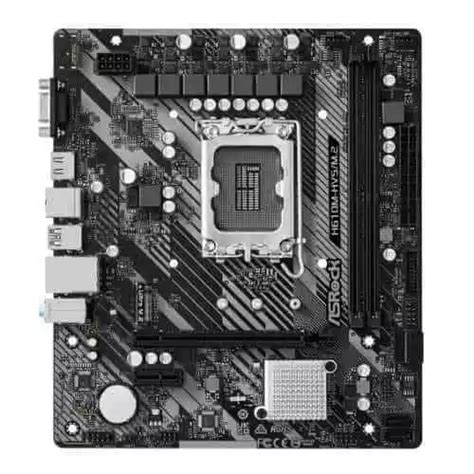 Asrock Lga 1700 Motherboard Intel H610 Micro Atx H610m Hvsm2 R20 £71