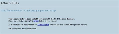 Mod The Sims Updating Mod Uploader Not Working In Edit Mode