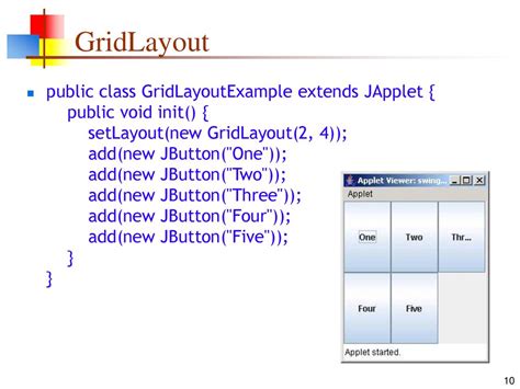 GUI Building With Swing Ppt Download