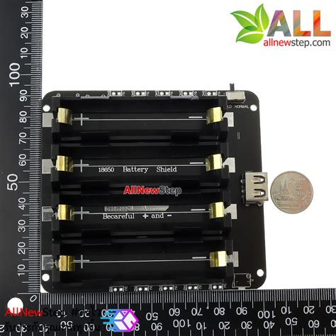 แหล่งจ่ายไฟสำหรับ arduino nodemcu esp8266 esp32 ถ่าน 18650 4 ก้อน usb