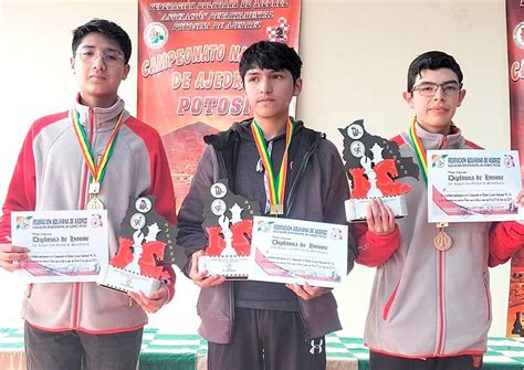 Potosinos Suben Al Podio En El Torneo Nacional De Ajedrez