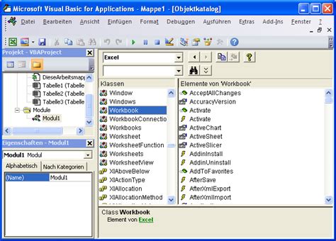 Befehle Objekte und Methoden für den Einsatz in Ihren VBA Makros anzeigen computerwissen de