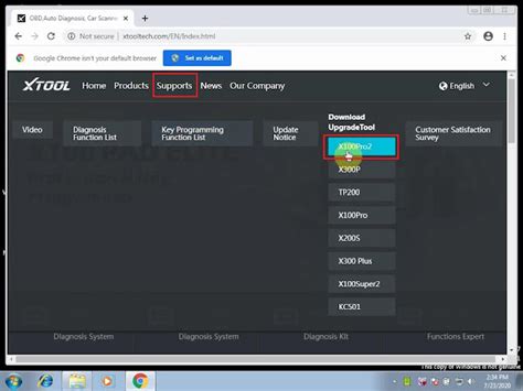 Xtool X100 Pro2 Key Programmer Update Online Procedure