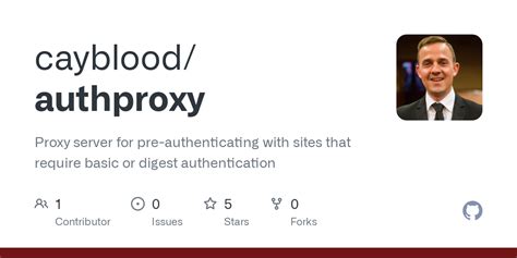 Github Caybloodauthproxy Proxy Server For Pre Authenticating With