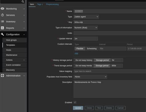 Github Cursoanalistavoipzabbixuserparameter Utilização Do Userparameter Para Monitorar