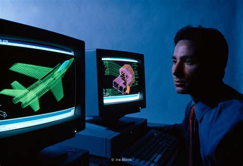 Ira Block Photography Computer Assisted Design For Designing Aircraft