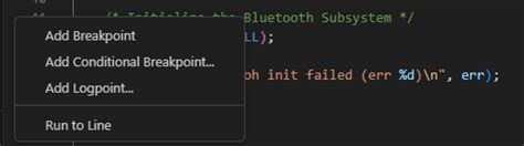 Debugging In Nrf Connect For Vs Code Nordic Developer Academy