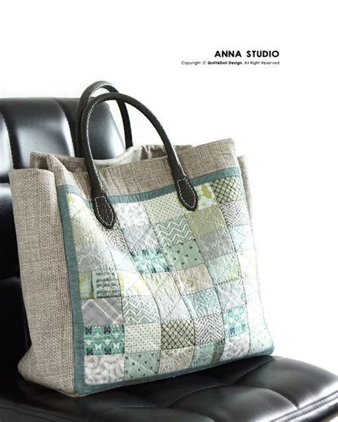 𝐀𝐍𝐍𝐀 𝐒𝐓𝐔𝐃𝐈𝐎 On Instagram Newtro Patchwork Tote Diy Kit 뉴트로 패치워크 토트 패키지 폭이 좀더 더 넉넉하여 안정감있는