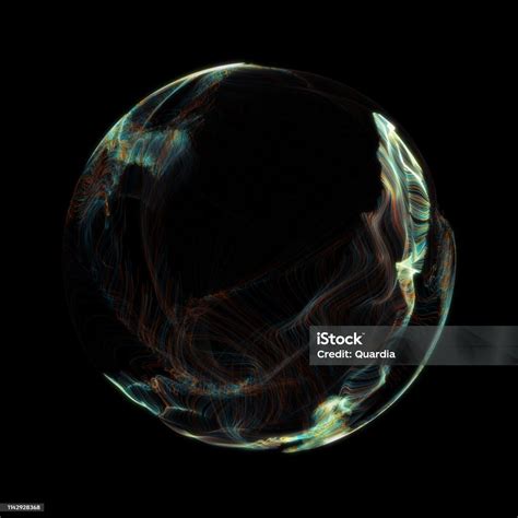 Abstract Particle Sphere Science Backgroundvirtual Flow Big Binary Data Visualization Stock
