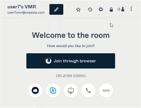 Using The Pexip Web App Pexip Service Help