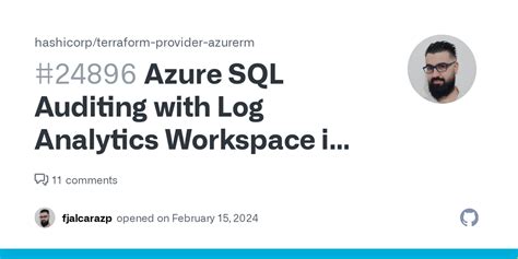 Azure Sql Auditing With Log Analytics Workspace Is Not Working · Issue