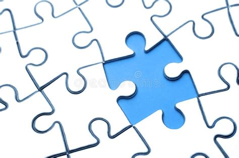 Jigsaw Puzzle Piece Missing Stock Image Image Of Match Business