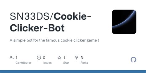 Github Sn33dscookie Clicker Bot A Simple Bot For The Famous Cookie