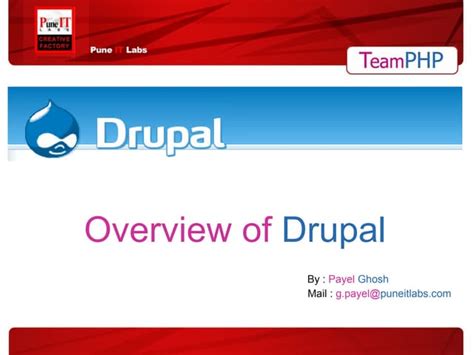 Overview Of Drupal Ppt