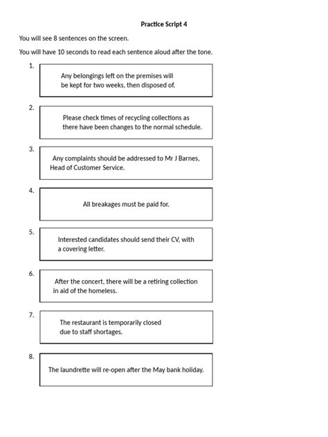 Practice Script 4 Pdf