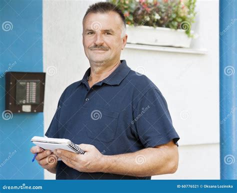 Man And Intercom Stock Image Image Of Modern Alarm 60776521