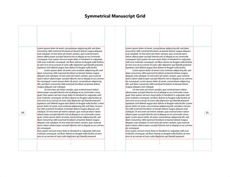 How Grids Can Help You Create Professional Looking Designs Symmetrical Manuscript Grid Support