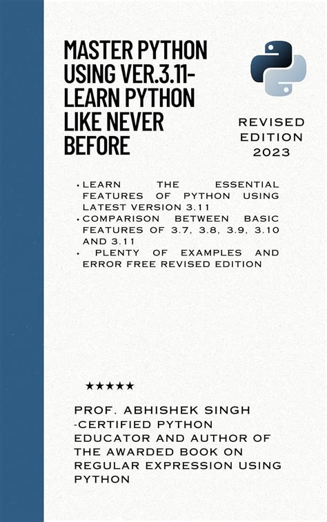 Master Python Using Version 311 Learn Python Like Never Before