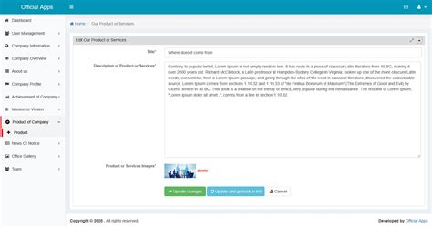 Official Apps Flutter App Template By Bidyeot Codester
