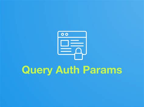 Query Auth Params
