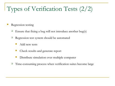 Verification Strategies Ppt