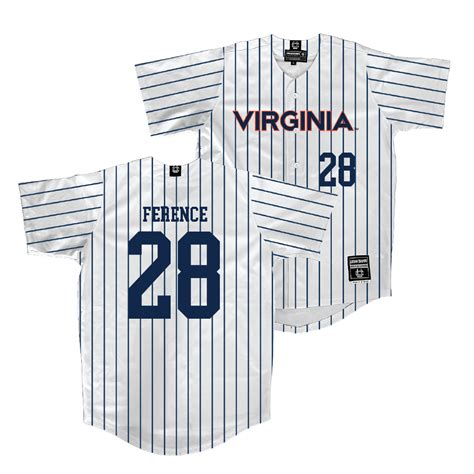 Nil Store Virginia Baseball White Jersey Jacob Ference
