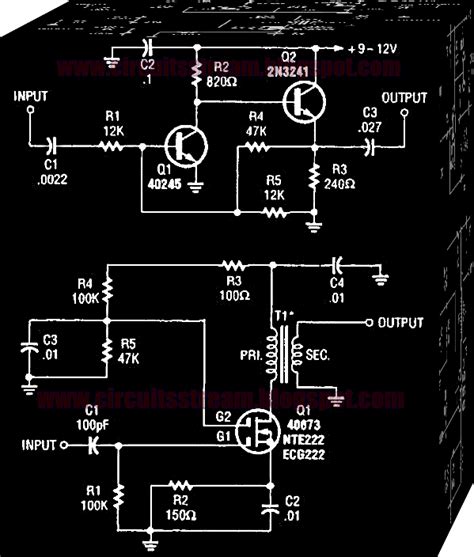 Build A Buffer Amplifiers Circuit Diagrams Electronic Circuit Diagrams Schematics