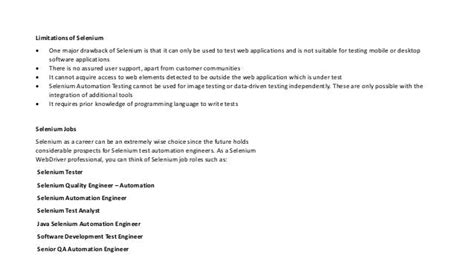 Introduction To Selenium Testing What Is Selenium Ppt