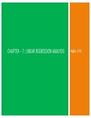 Understanding Linear Regression Analysis Estimating And Course Hero