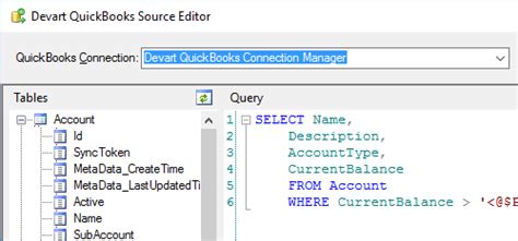 connect to quickbooks using ssis components for optimizing etl integration data import or export