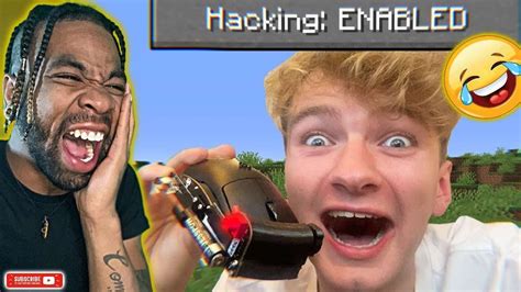 Tommyinnit Built A Hacked Minecraft Mouse Ft Tubbo Funny Reaction