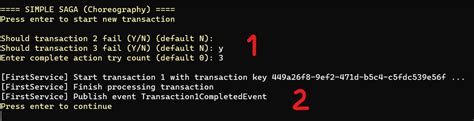 Implement A Distributed Transaction In Microservices Software System
